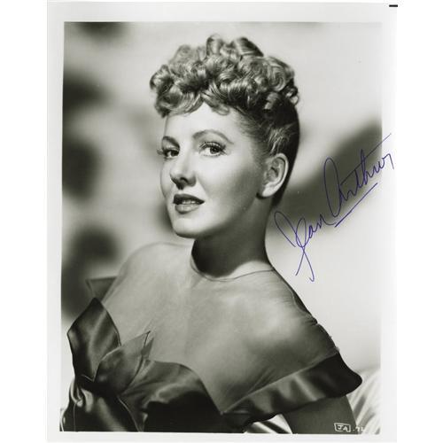 Jean Arthur Signed Photo.