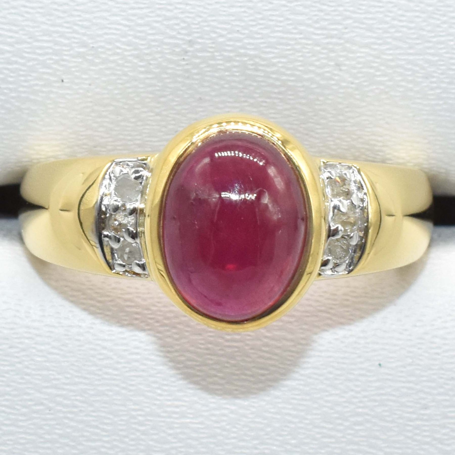 $200 Ruby Cz(1.8ct) Ring
