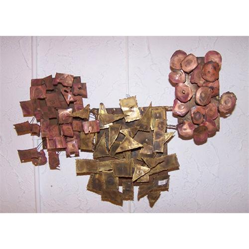 Modern metal wall sculpture-retro art #1444570