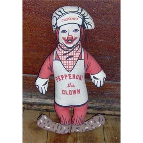 Vic Cassano Pizza Stuffed Clown Doll #1457515