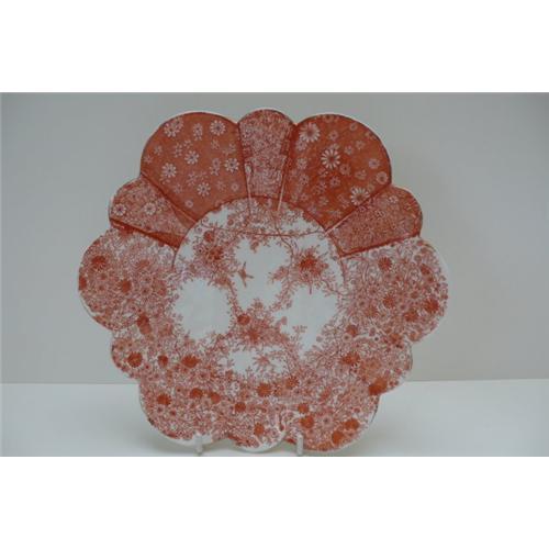 Wileman Daisy Jungle Print Sandwich Plate #1452273