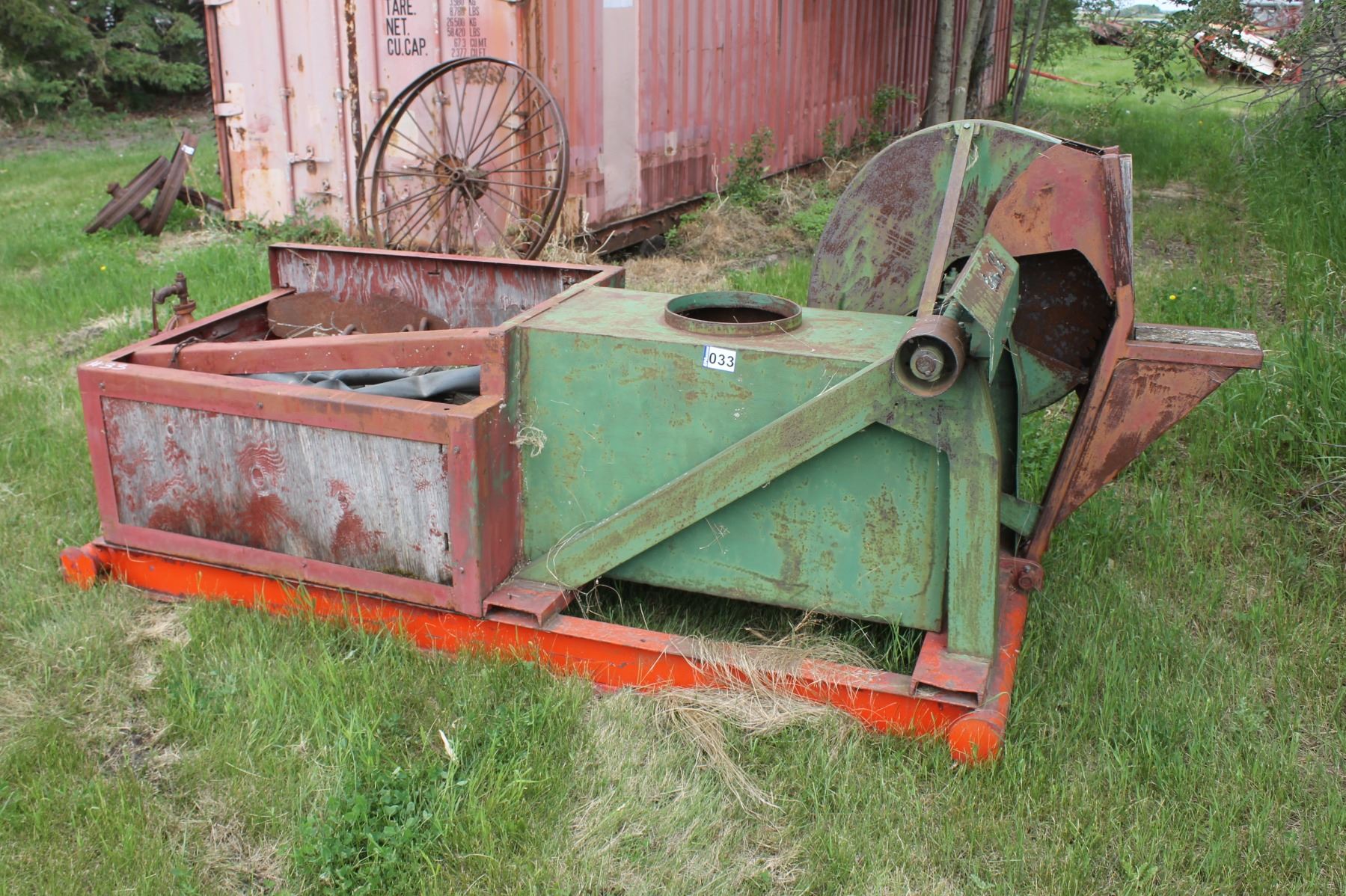 CUSTOM BUILT BELT DRIVEN SAW WOOD & WATER TENDER FOR STEAM ENGINE