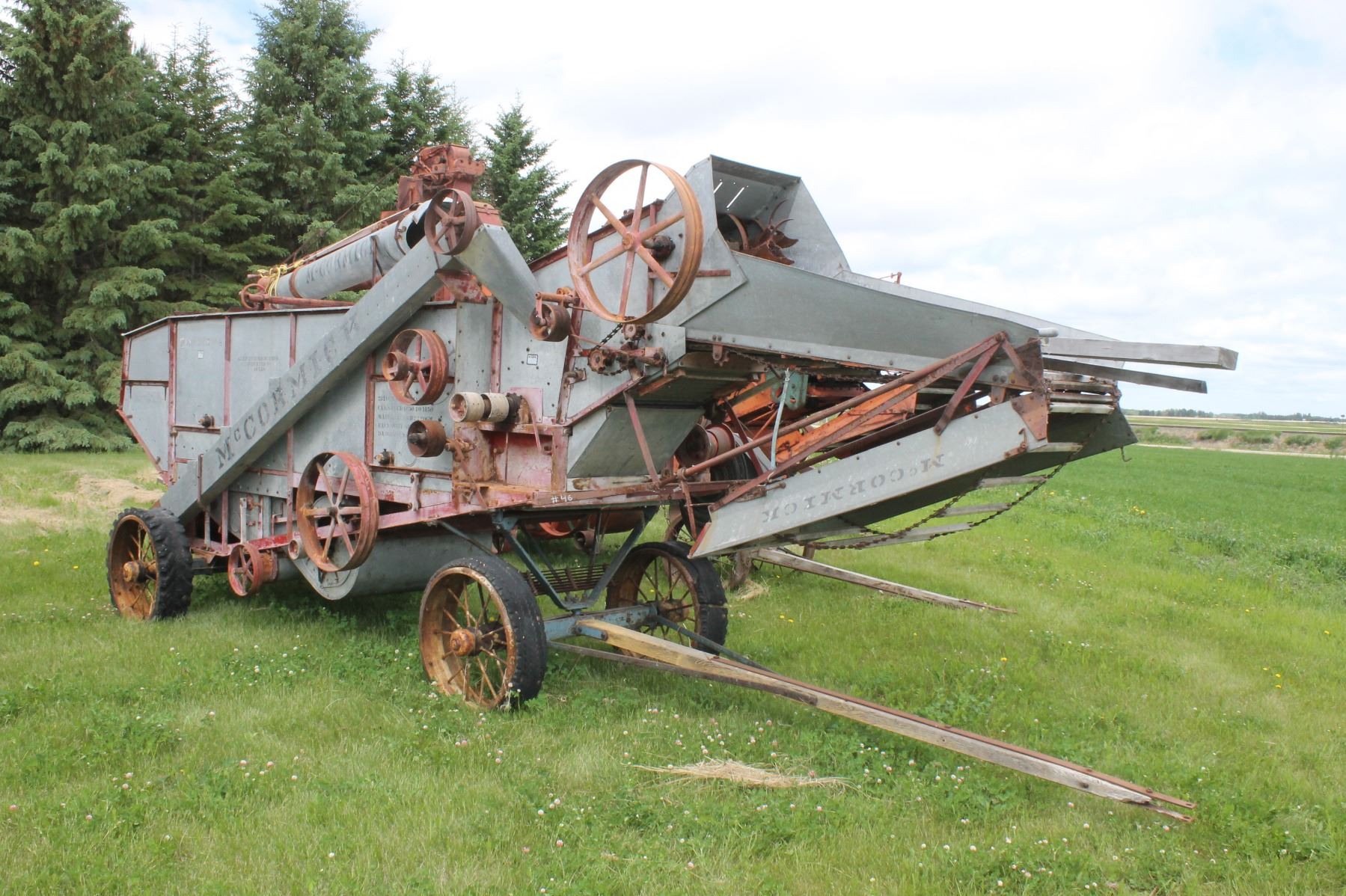 MCCORMICK THRESHING MACHINE