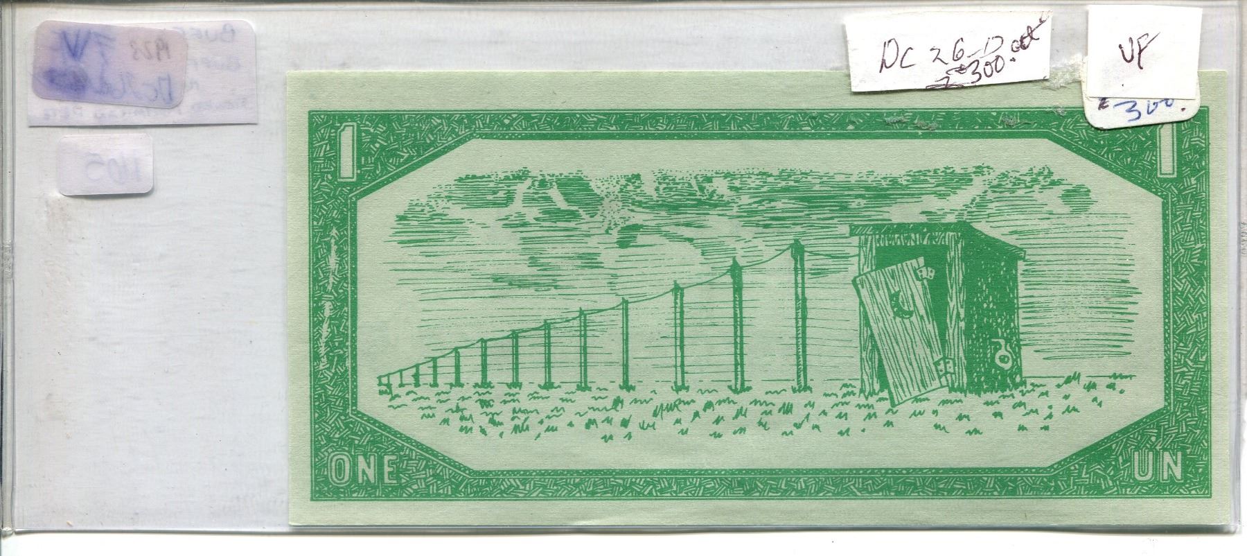 1972 Regina Exhibition Buffalo Days Buffalo Buck Scrip. Signed by ...