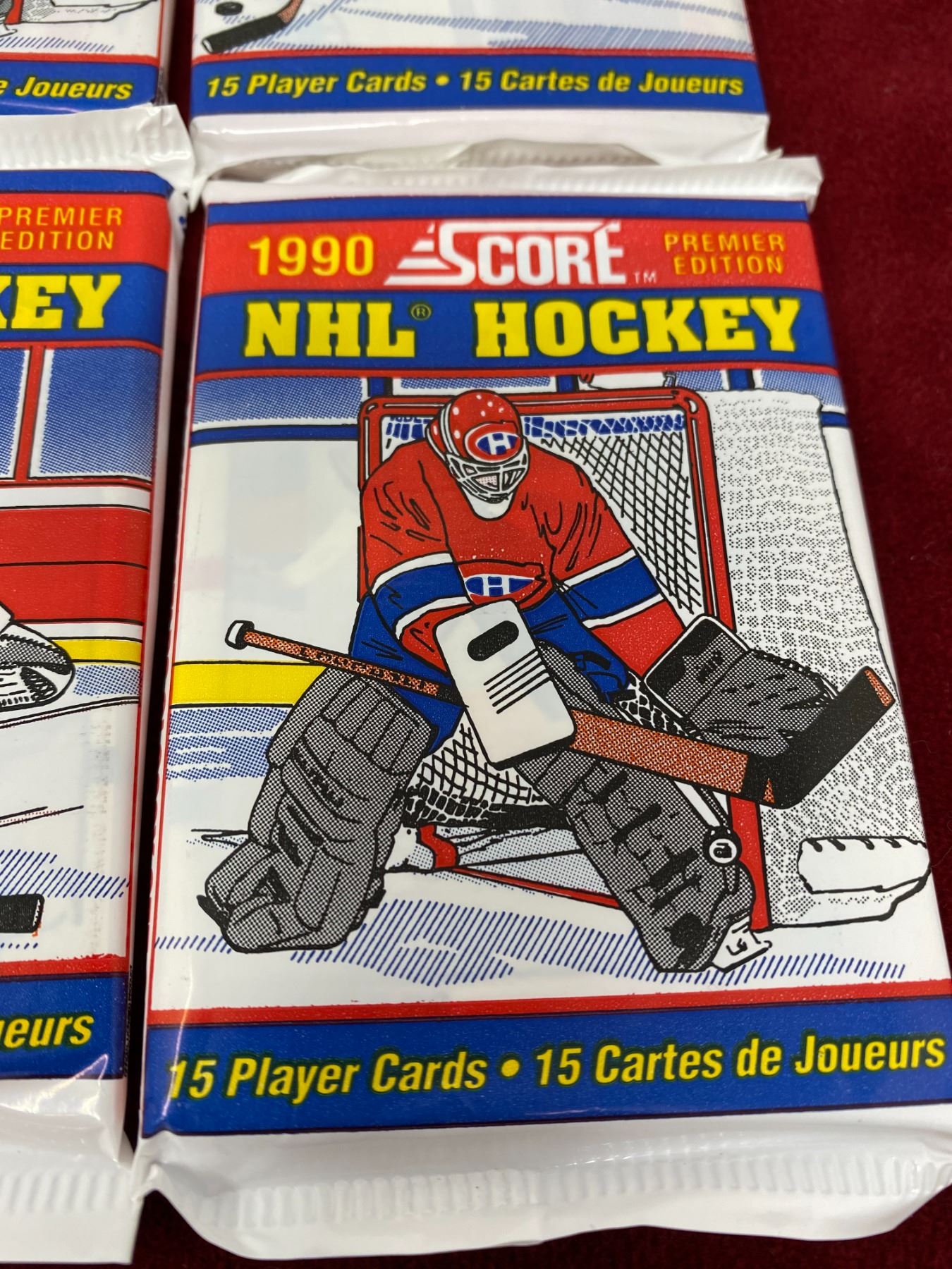 Lot Of (18) 1990 Premier Nhl Hockey Unopened Card Packs - Schmalz Auctions