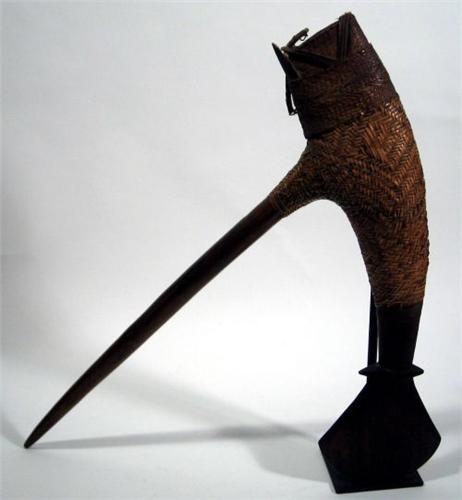 AN OLD HIGHLAND AXE FRAME