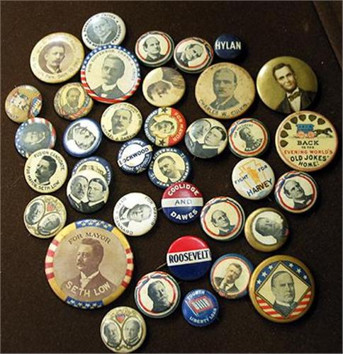 Lot of vintage Political Buttons