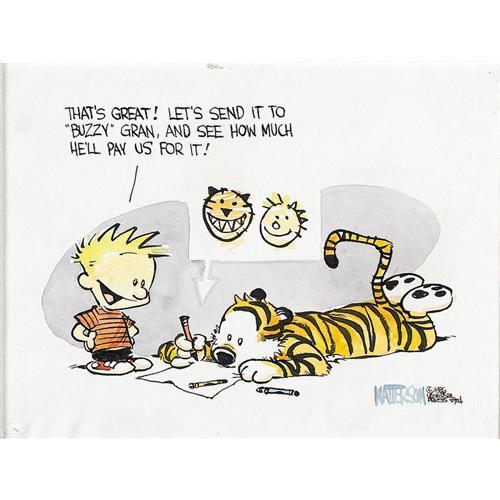 Bill Watterson Calvin and Hobbes Original Art