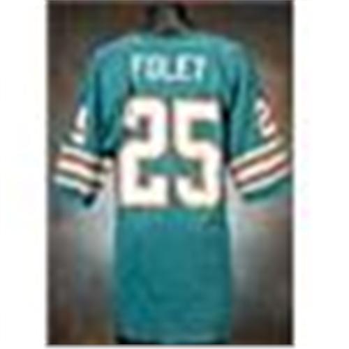 1970s Tim Foley Miami Dolphins Game-Used Aqua Mesh Jersey