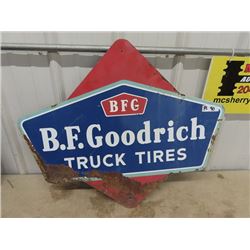 Vintage Metal Goodrich Sign 25" X 30"