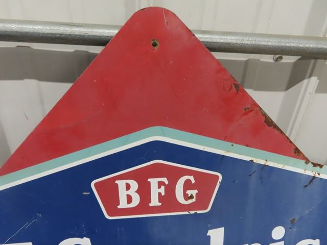 Vintage Metal Goodrich Sign 25" X 30"