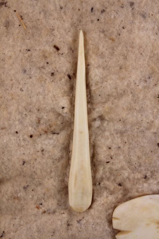 1914 Eskimo Inuit Walrus Tusk & Soapstone Utensils