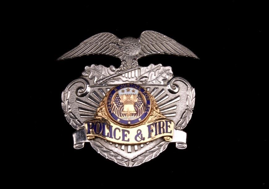 Original Sun Badge Co. Police & Fire L.A. County