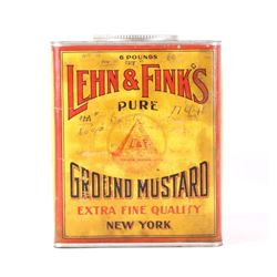 Lehn & Fink's Ground Mustard Canister