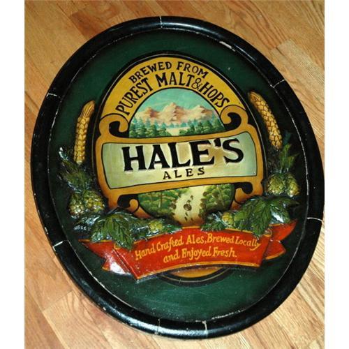 Hale's Ales Micro Brewery Beer Sign of Wood #1523755