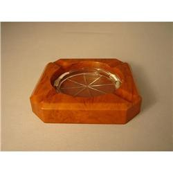 Ashtray Bakelite & Glass French circa 1920#1532499