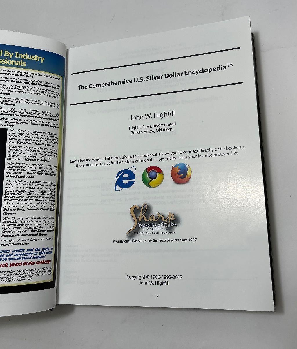 US Silver Dollar Encyclopedia John Highfill Signed