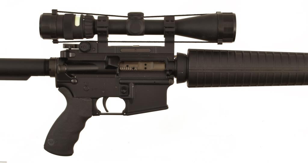 Ted Nugent's .50 Beowulf AR-15 Trijicon Scope