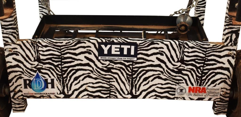 Ted Nugent Custom Zebra Party King BBQ Grill