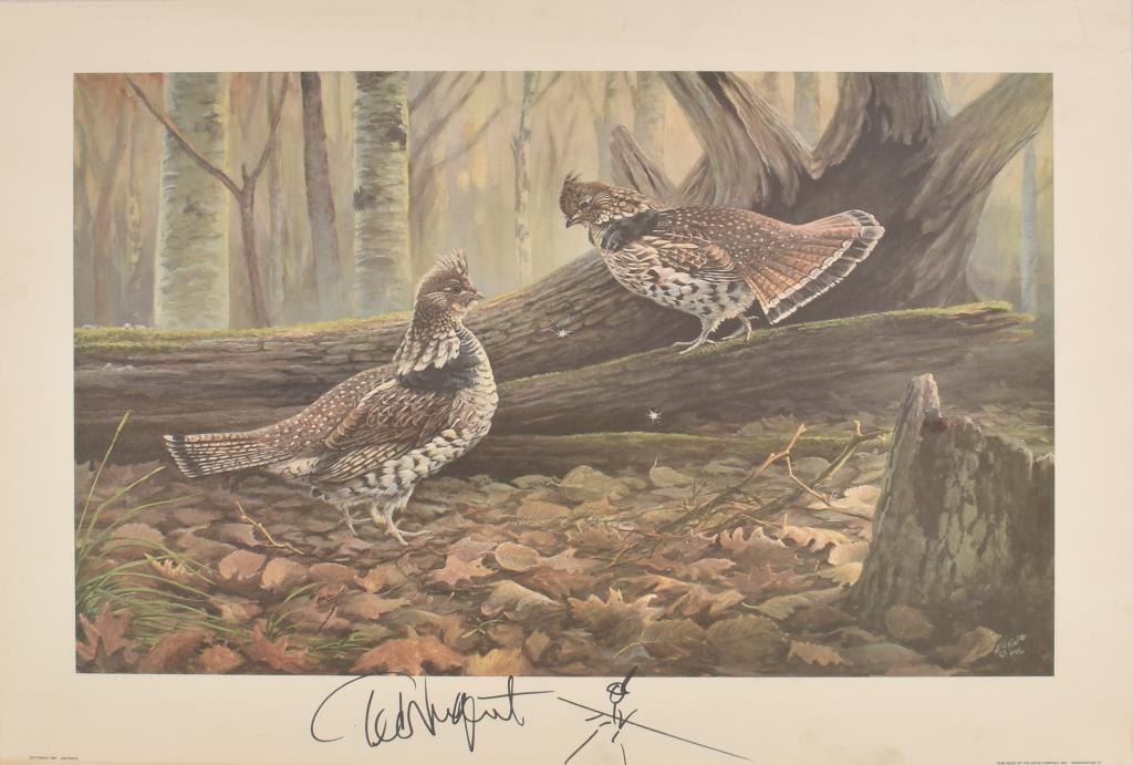 5 Jim Foote Prints Shoot & Signed by Ted Nugent