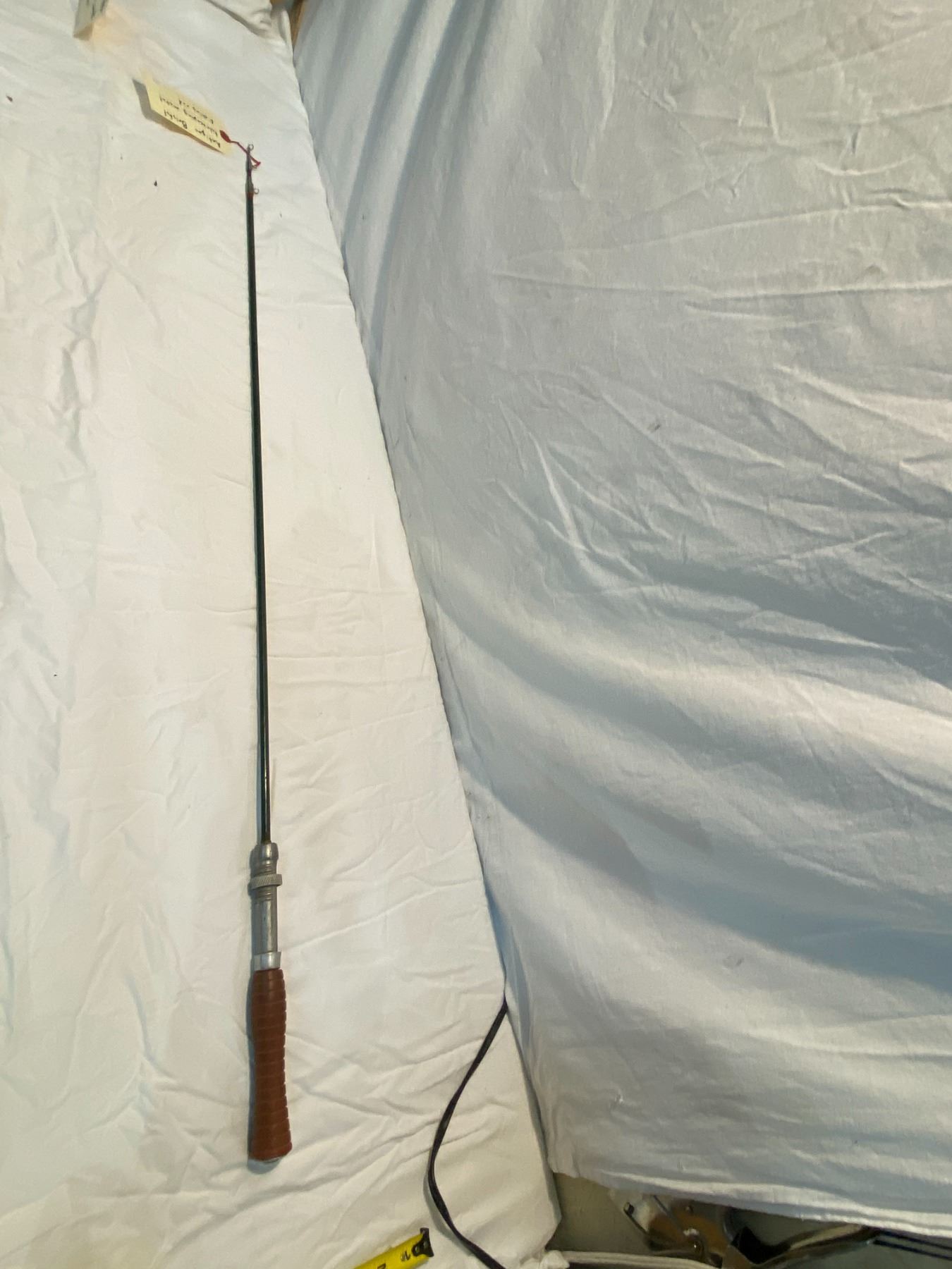 Antique Bristol telescoping metal fishing rod