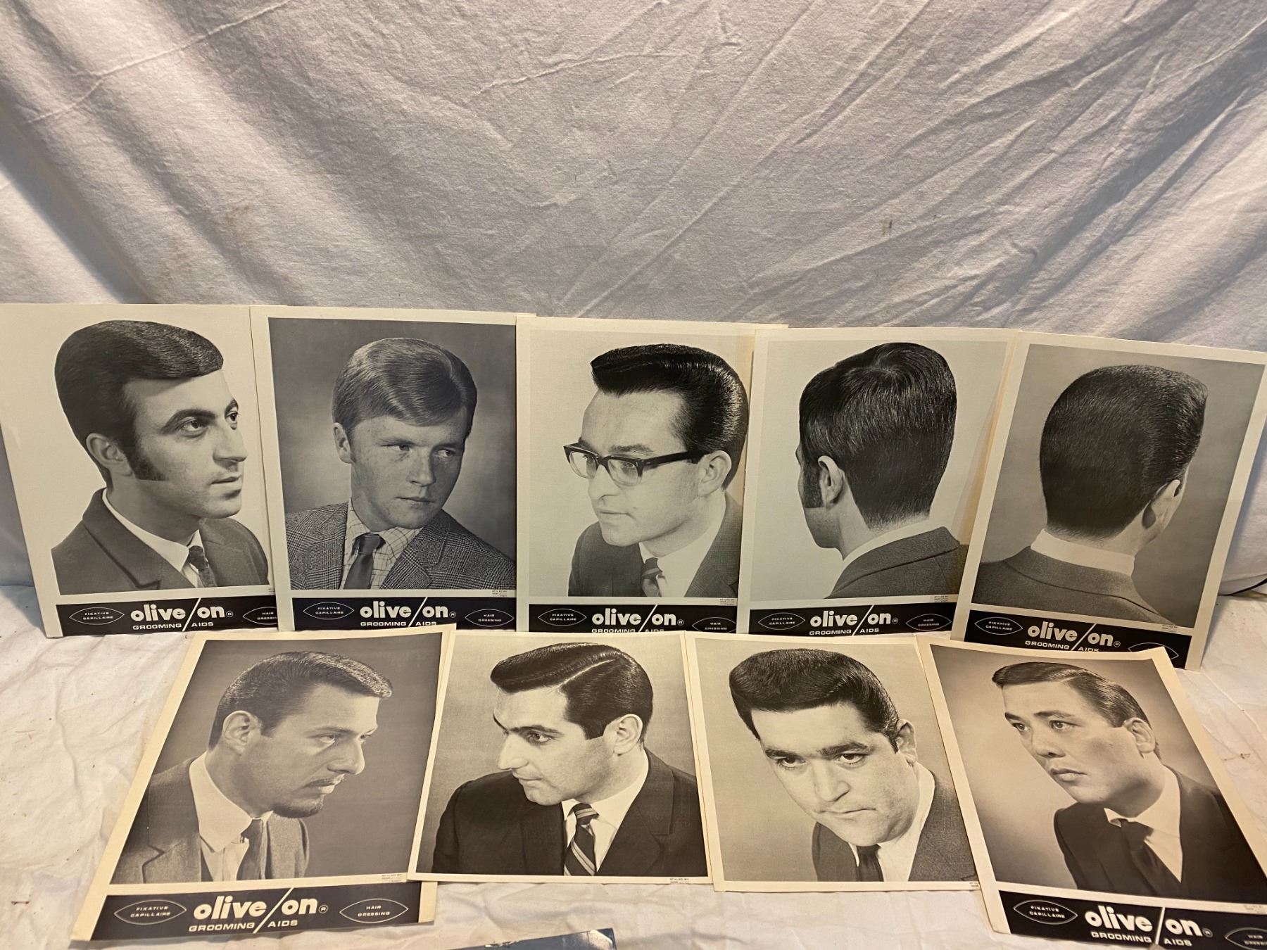 Vintage hairdressing visual aids