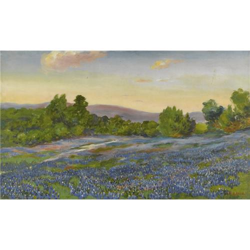 SAMUEL E. GIDEON, Early Texas Art, o/cb