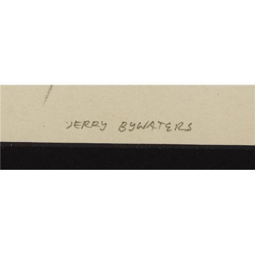 JERRY BYWATERS, Early Texas Art, litho, 1938