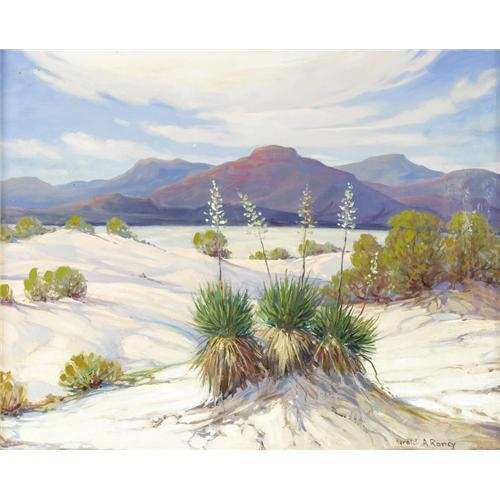 HAROLD A. ROONEY, Early Texas Art, oil/masonite