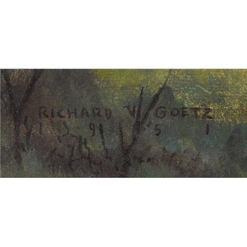 RICHARD GOETZ, Early Texas Art, o/c, 1951