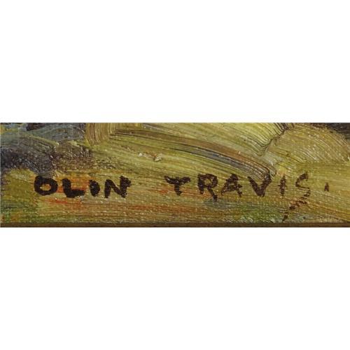 OLIN TRAVIS, Early Texas Art, o/c