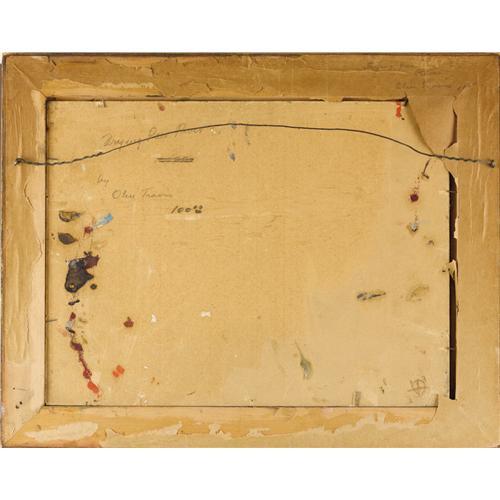 OLIN TRAVIS, Early Texas Art, oil/ab, 1930s