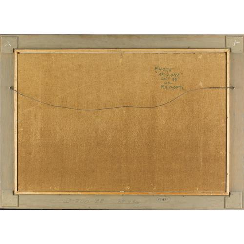 RICHARD GOETZ, Early Texas Art, oil/masonite