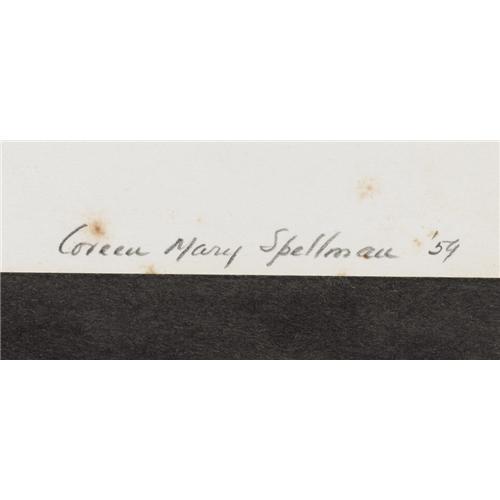 COREEN MARY SPELLMAN, Early Texas collage, 1959