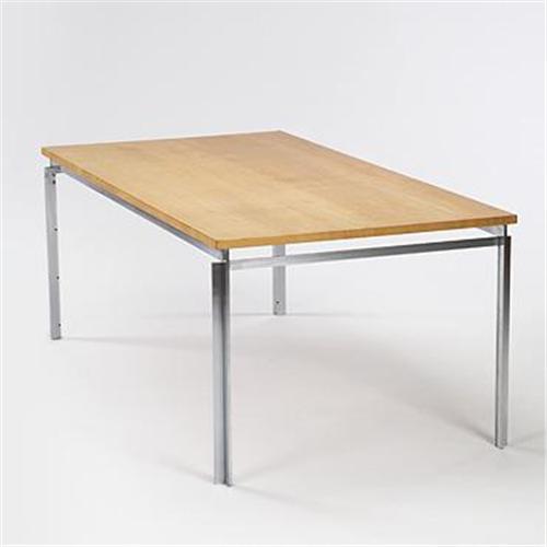 Poul Kjaerholm PK 55 dining table E. Kold Chr