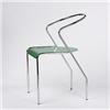 Shiro Kuramata Chair with Steel Pipe and Meta