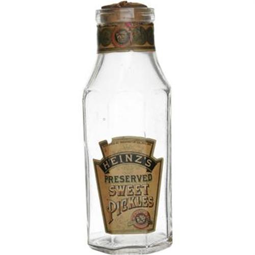 Vintage H. J. Heinz's Preserved Pickle Bottle