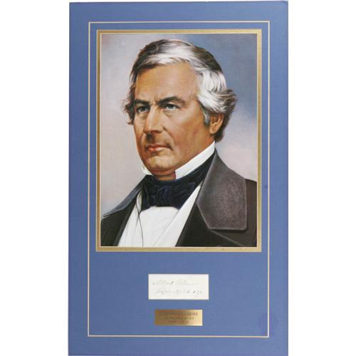 Millard Fillmore Card Signed