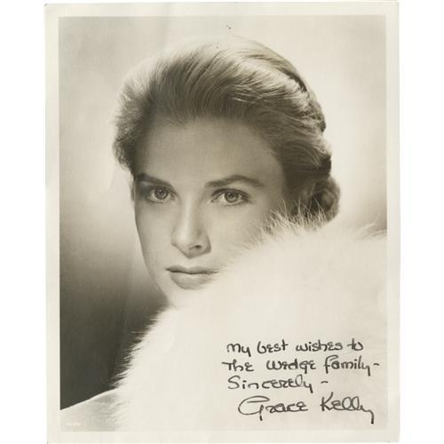 Grace Kelly Autographed Photo