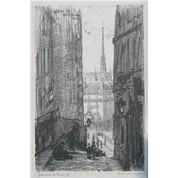 Frank Armington Canadian Etching Paris