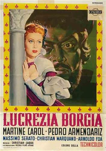European movie poster - LUCREZIA BORGIA
