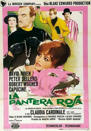 American movie poster - LA PANTERA ROSA