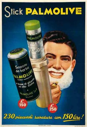 Italian advertising poster - PALMOLIVE
