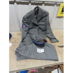 Vintage Greyhound Bus Driver Uniform w Hat W Badge, Jacket w Patches ...