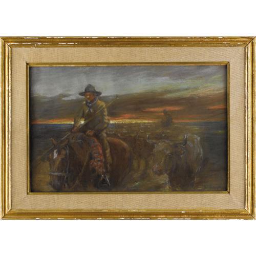 THEODORE KAUFMANN, Untitled, Pastel on paper