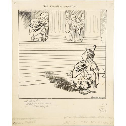HERBLOCK - 1930 Editorial Cartoon