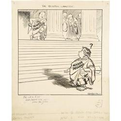 HERBLOCK - 1930 Editorial Cartoon
