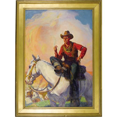 LAWRENCE HERNDON - 1937 Western Story Pulp Cover