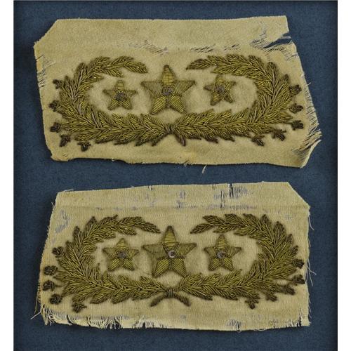 Confederate General Rossers Collar Insignia