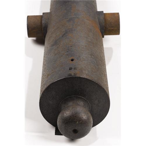 6 pounder American iron cannon, ca. 1840-1860 A